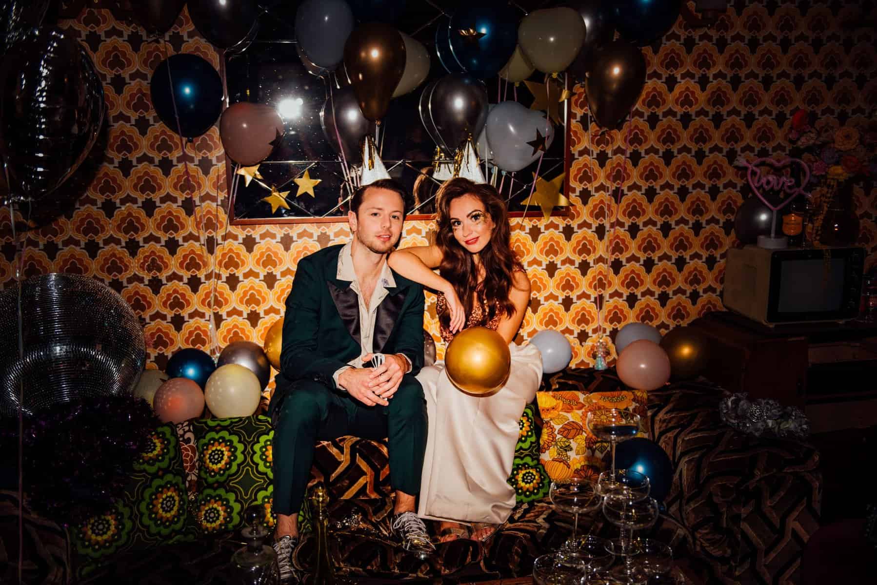 Disco Wedding in urban venue - The Urban Wedding Company