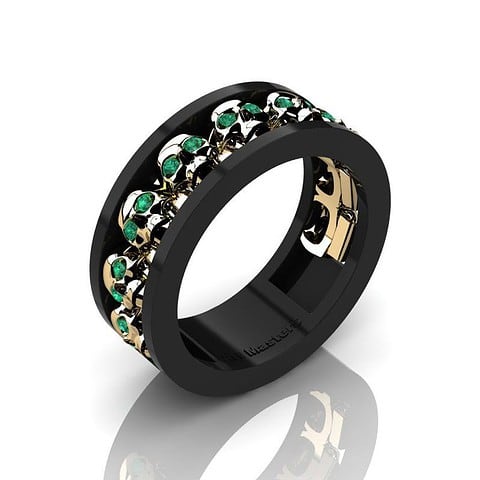 14 Halloween spooky and stylish engagement rings