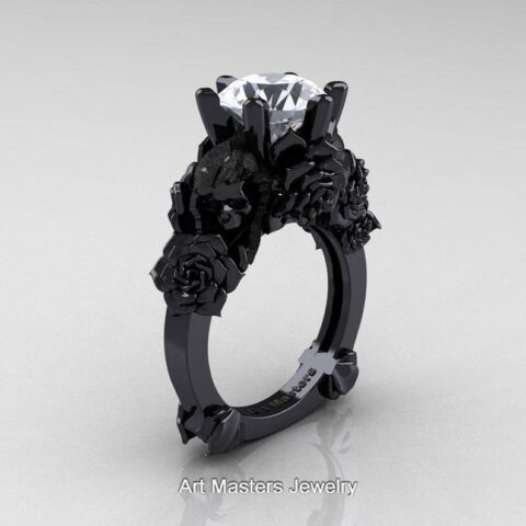 14 Halloween spooky and stylish engagement rings