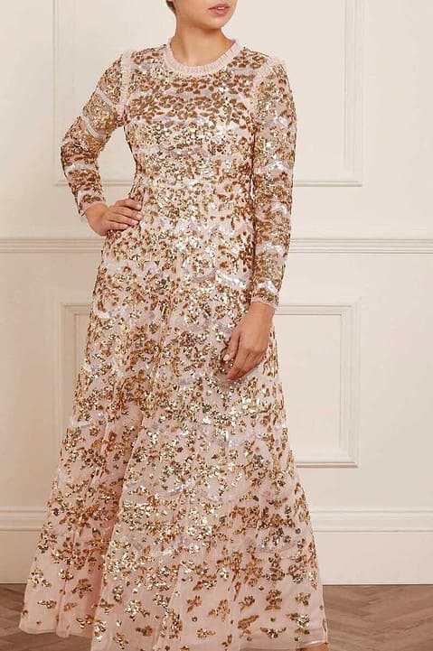 15 Gold Mother of the bride and groom dresses to sparkle and shine