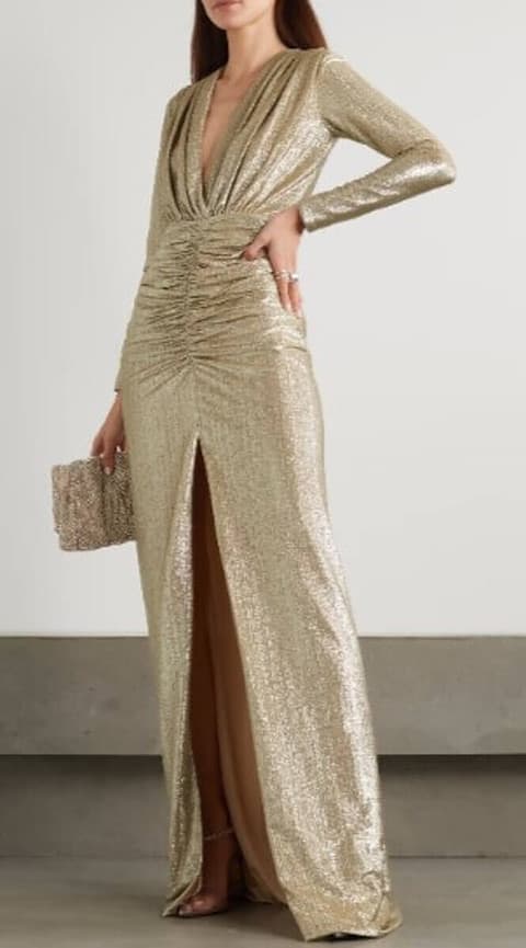 15 Gold Mother of the bride and groom dresses to sparkle and shine