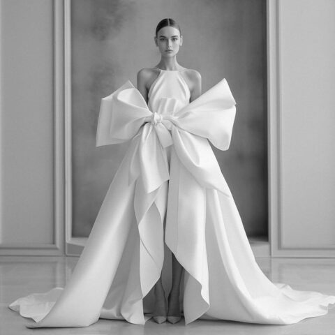 Modern Bow Wedding Ideas that are not just Coquette - The Urban Wedding ...
