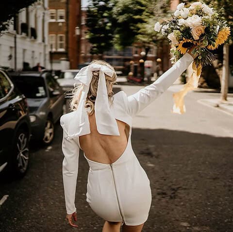 Modern Bow Wedding Ideas that are not just Coquette - The Urban Wedding ...