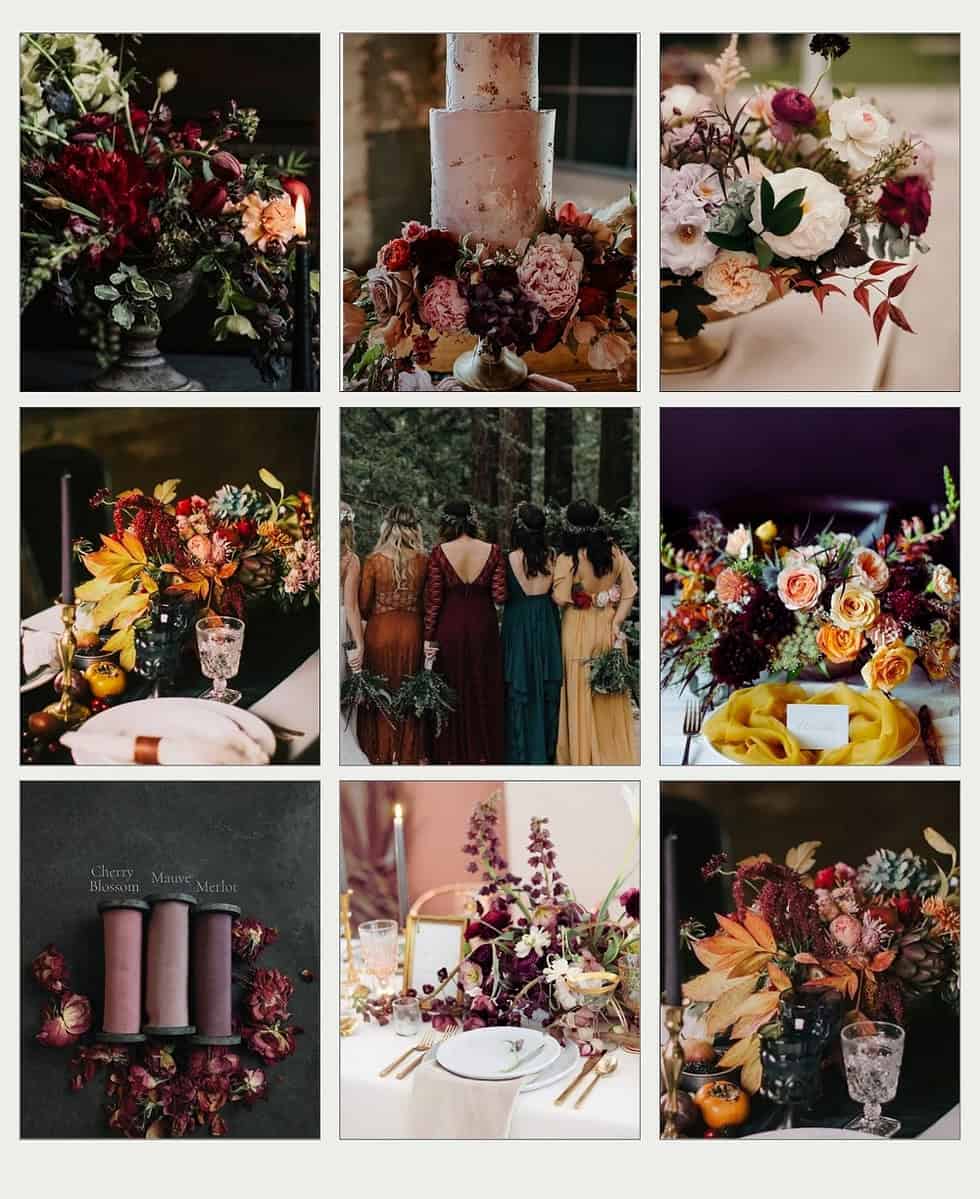 Your Fall Wedding Colors Guide: Best colors & styling tips