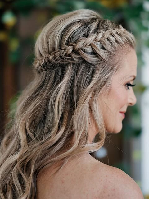 20+ Elegant Half-Up Hairstyles for Mothers of the Bride