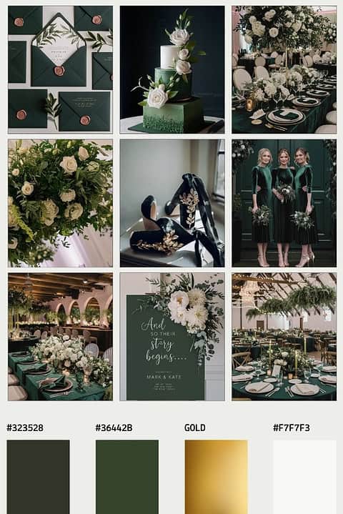 7 Must-Have Winter Wedding Color Palettes for a Unique Celebration