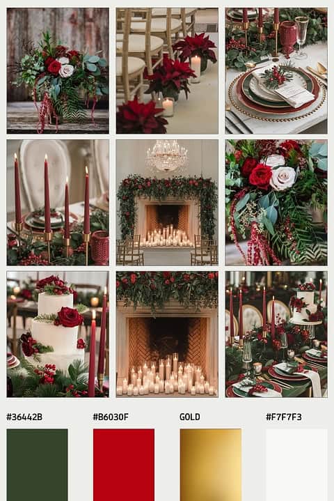 7 Must-Have Winter Wedding Color Palettes for a Unique Celebration