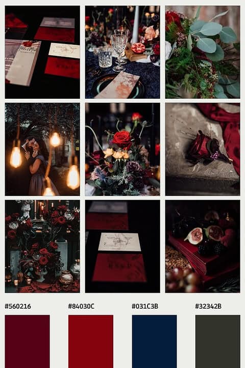 7 Must-Have Winter Wedding Color Palettes for a Unique Celebration