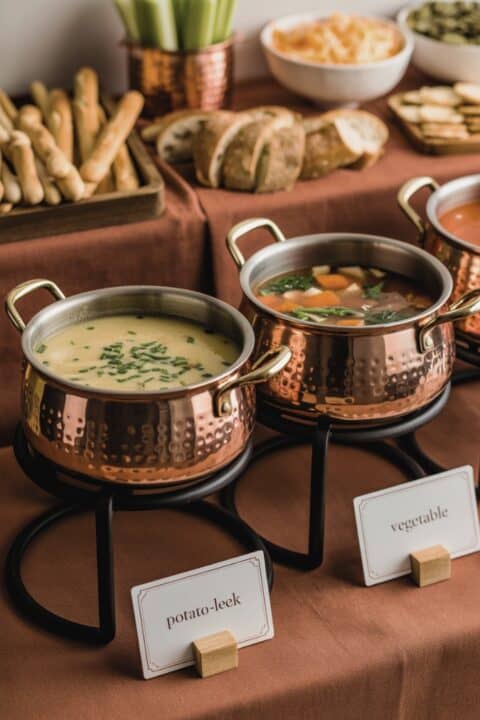 Soup Bar Simplified: Step-by-Step to a Stylish, No-Fuss Wedding Statio