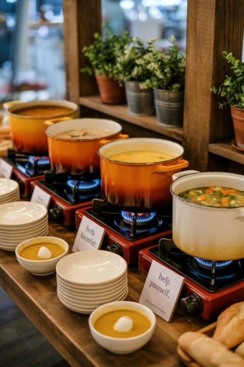 Soup Bar Simplified: Step-by-Step to a Stylish, No-Fuss Wedding Statio